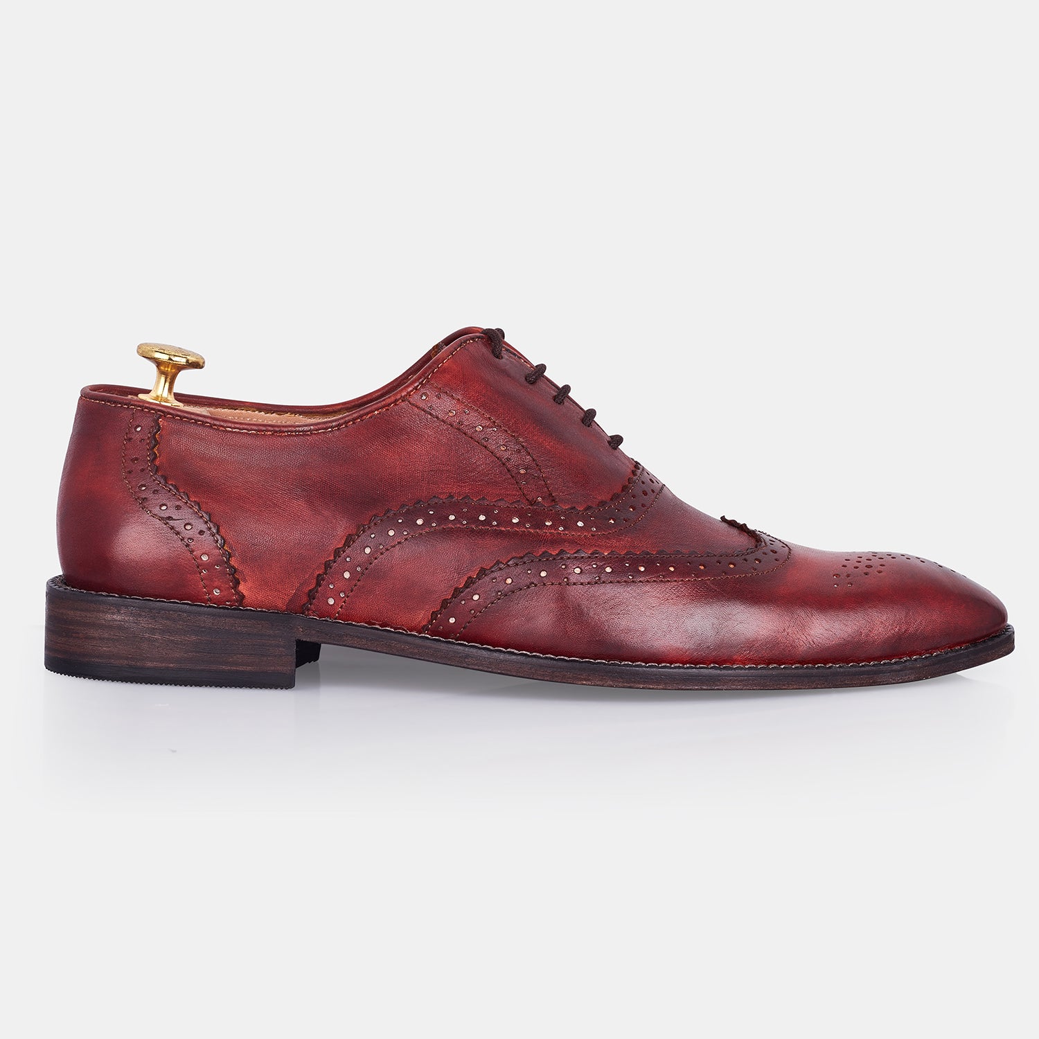 Red Brown Ethan Baker Brock Shoes – jackwalk